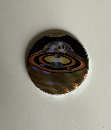 Vintage 1990’s Era Pog Alien UFO Spaceship Holographic Color Changing ...