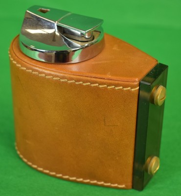 Mark Cross Italy Saddle Leather-Lined Ronson Lighter | eBay