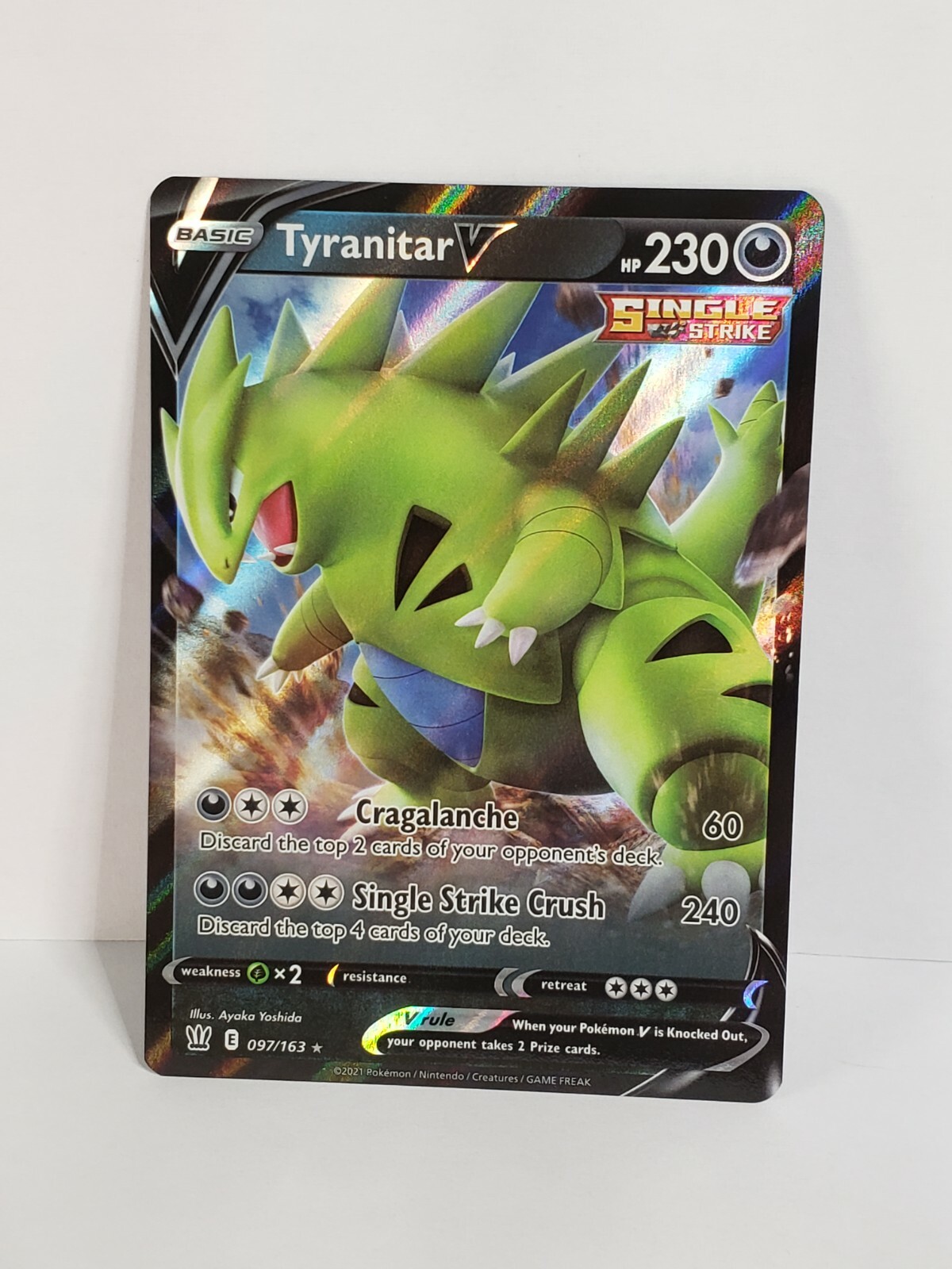 Tyranitar V Pokemon Card - Printable Cards