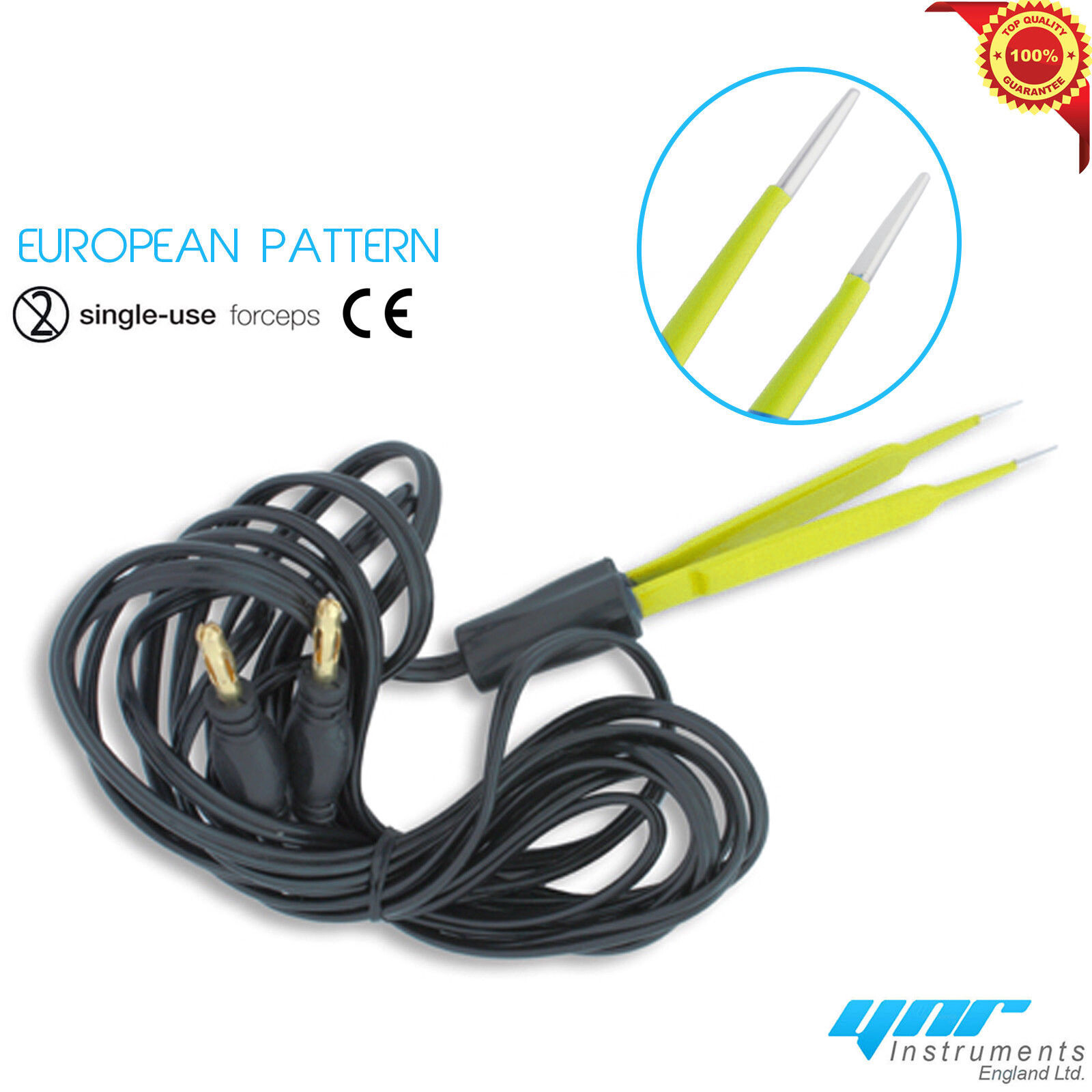 FORCEPS, Hemostats & Needle Holders Yellow FORCEPS 14CM WITH LONG CABLE ...