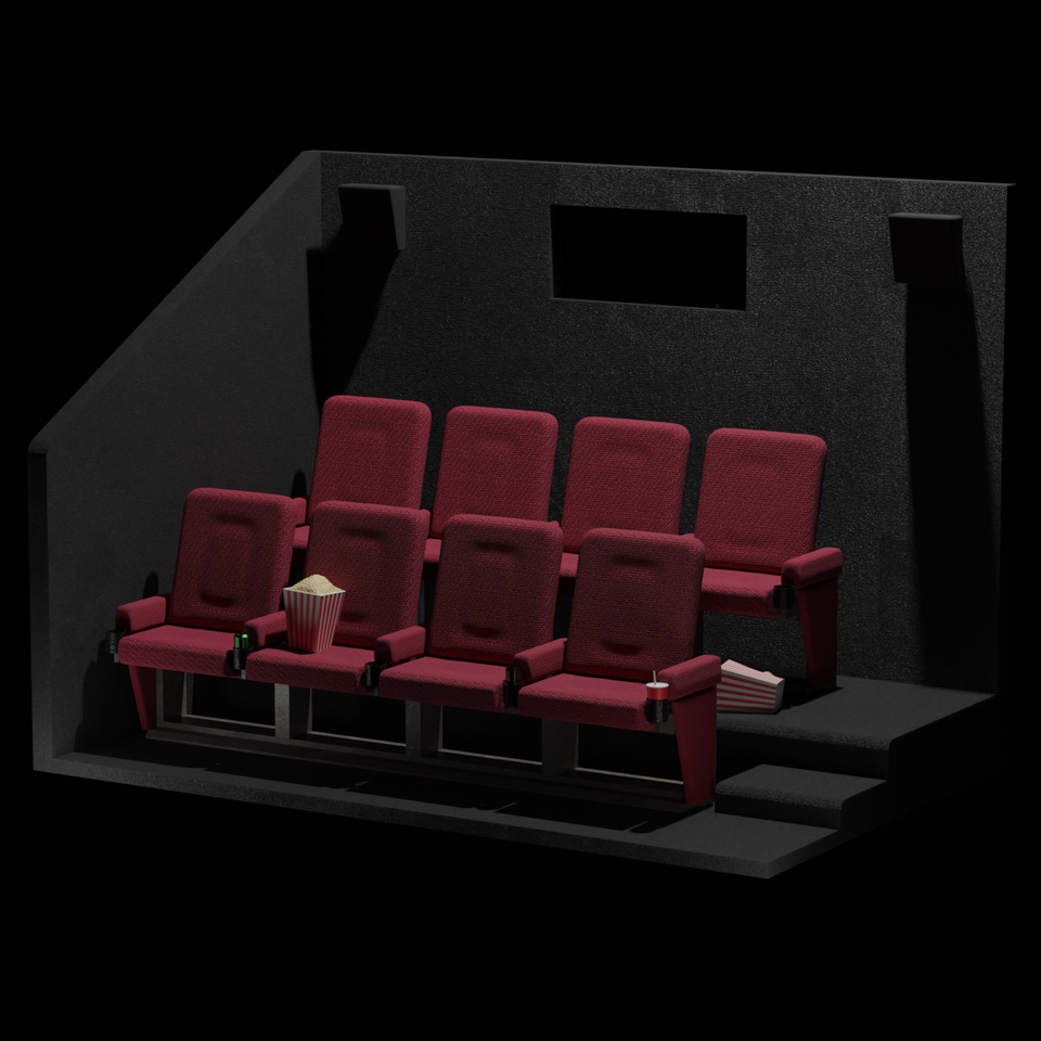 Movie Theater diorama for 3.75 in Action Figures | eBay