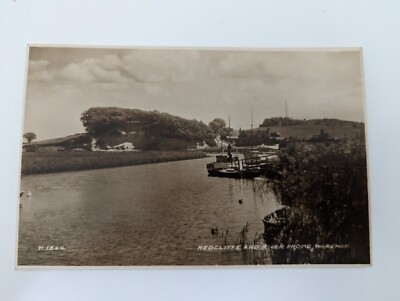 Vintage Postcard Redcliffe And River From Wareham Valentines Sepia | eBay