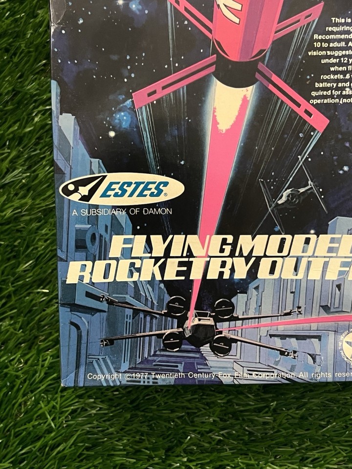 VTG 1977 Estes Star Wars Proton Torpedo Darth Vader Flying Model Kit ...