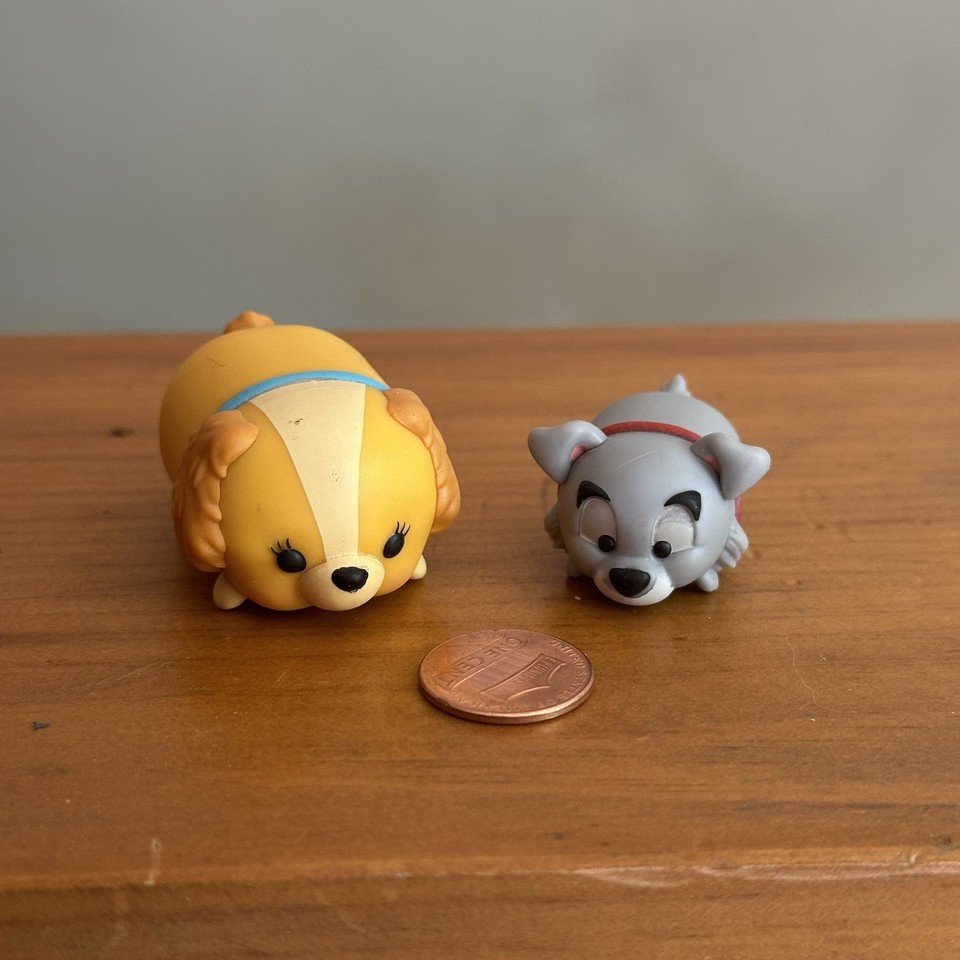 Disney Tsum Tsum Vinyl Figures Lady And The Tramp Lot Of 2 | eBay