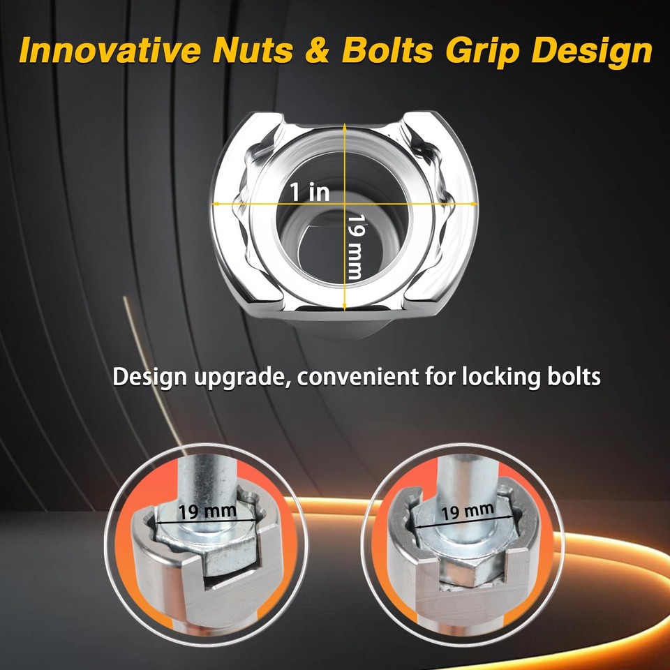 Stainless Steel 3/4" Strut Channel Adapter Nuts & Bolts Drill Bit ...