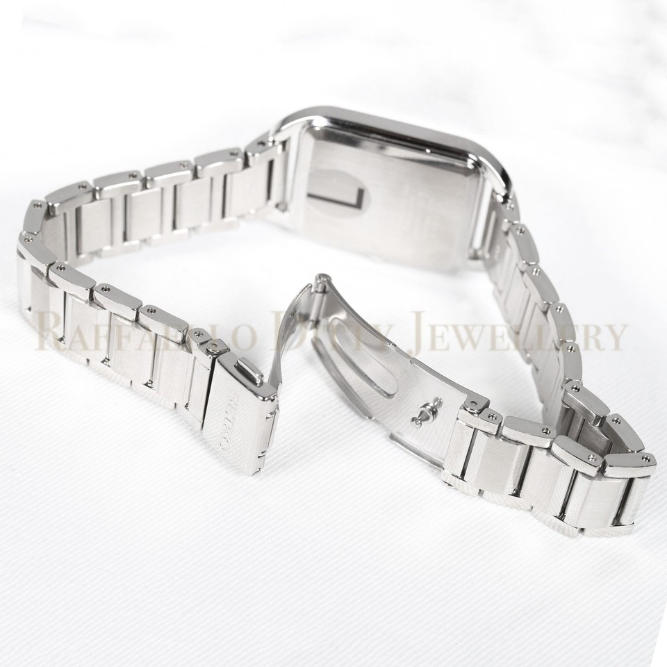 SEIKO Ladies Watch Quartz Rectangle Blue Dial Stainless Steel Bracelet ...