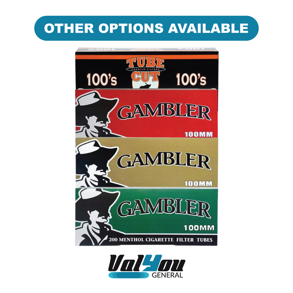 3x Boxes Gambler Green Menthol 100MM 100's ( 600 Tubes ) Cigarette ...