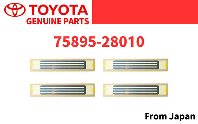 Toyota Lexus Genuine Conductive aluminum tape Molding 75895-28010 x4 | eBay