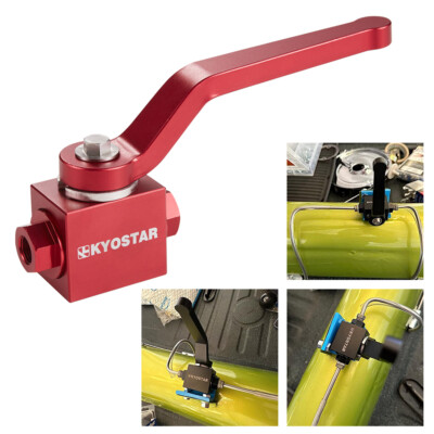 KYOSTAR Aluminium Brake Line Lock Shut Off Valve 1/8" NPT Billet ...