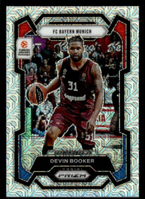 Devin Booker 2023-24 Panini Prizm Turkish Airlines EuroLeague #136 Mojo #10/25 | eBay