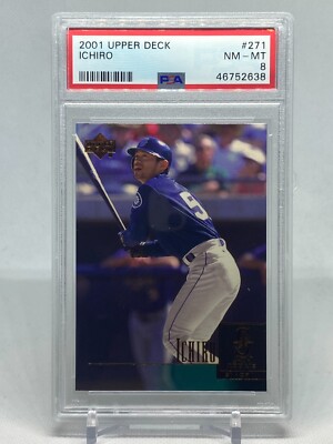 2001 Upper Deck Star Rookie Ichiro Suzuki #271 PSA 8 Rookie RC | eBay