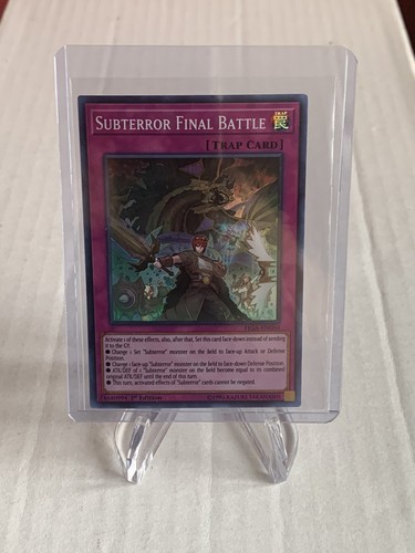 Yugioh! Subterror Final Battle - FIGA-EN050 - Super Rare - 1st Edition ...