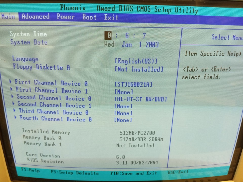 Vintage HP Pavilion a706n PC AMD Athlon 3000+2.1GHz 512MB 160GB CDRW ...