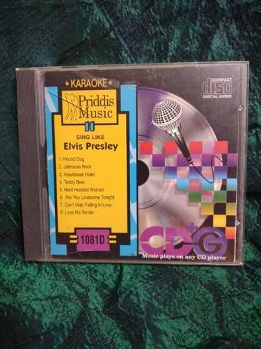 ELVIS KARAOKE PRIDDIS MUSIC CD&G | eBay