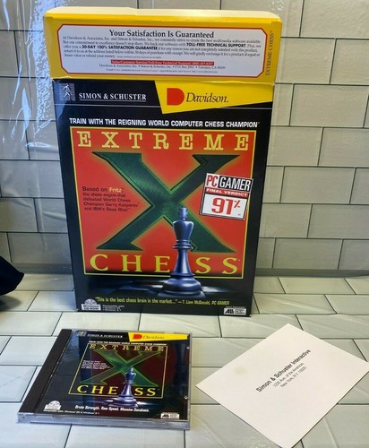 Extreme Chess pc game Windows World Champion Chess CD Rom 1995 Simon Schuster 76714315310 | eBay