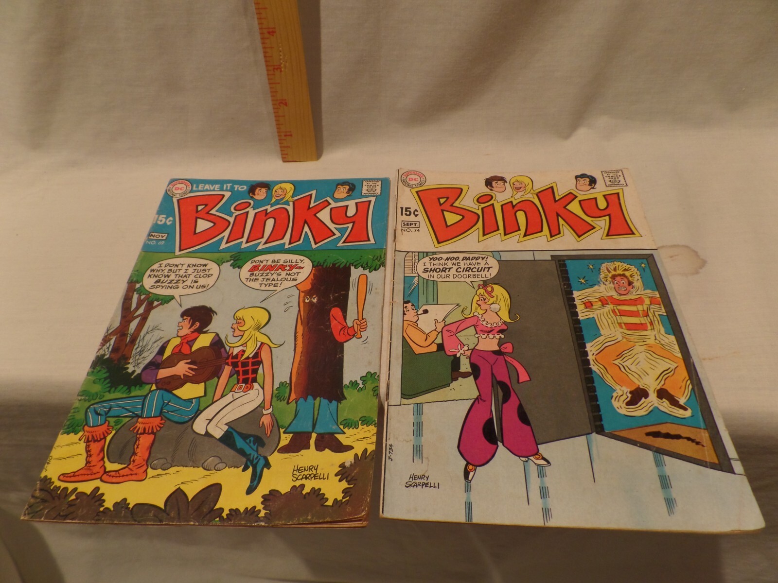 LOT OF 2 VINTAGE DC COMIC BOOKS #69 "LEAVE IT TO BINKY" #74 "BINKY" | eBay