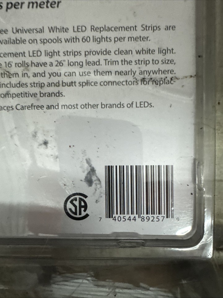 Carefree of Colorado 901092 Universal LED Light Strip 30 LPM - White | eBay