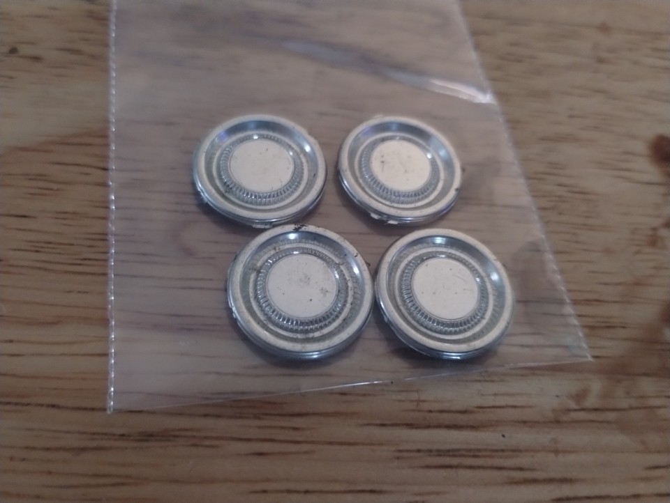 Jo-han 1960 Plymouth Fury Hubcaps Wheel Covers 1/25 Scale Set Of 4 | eBay