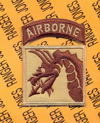USA 18th XVIII AIRBORNE CORPS Command 3.25" desert DCU patch c/e | eBay