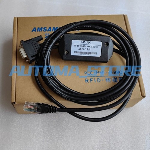1PC For 1747-PIC RS232 DH-485 SLC Series PLC Programming Cable #AM | eBay