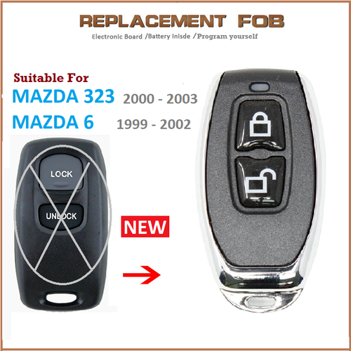 REMOTE FOB SUITABLE FOR MAZDA 323 Mazda 626 1999 2000 2001 2002 2003 ...