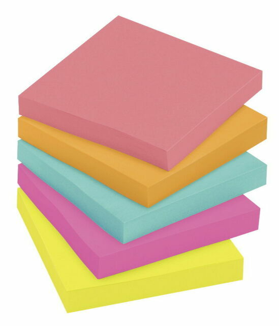 Post-it CapeTown Collection 654-5PK Sticky Notes - Assorted https://www ...