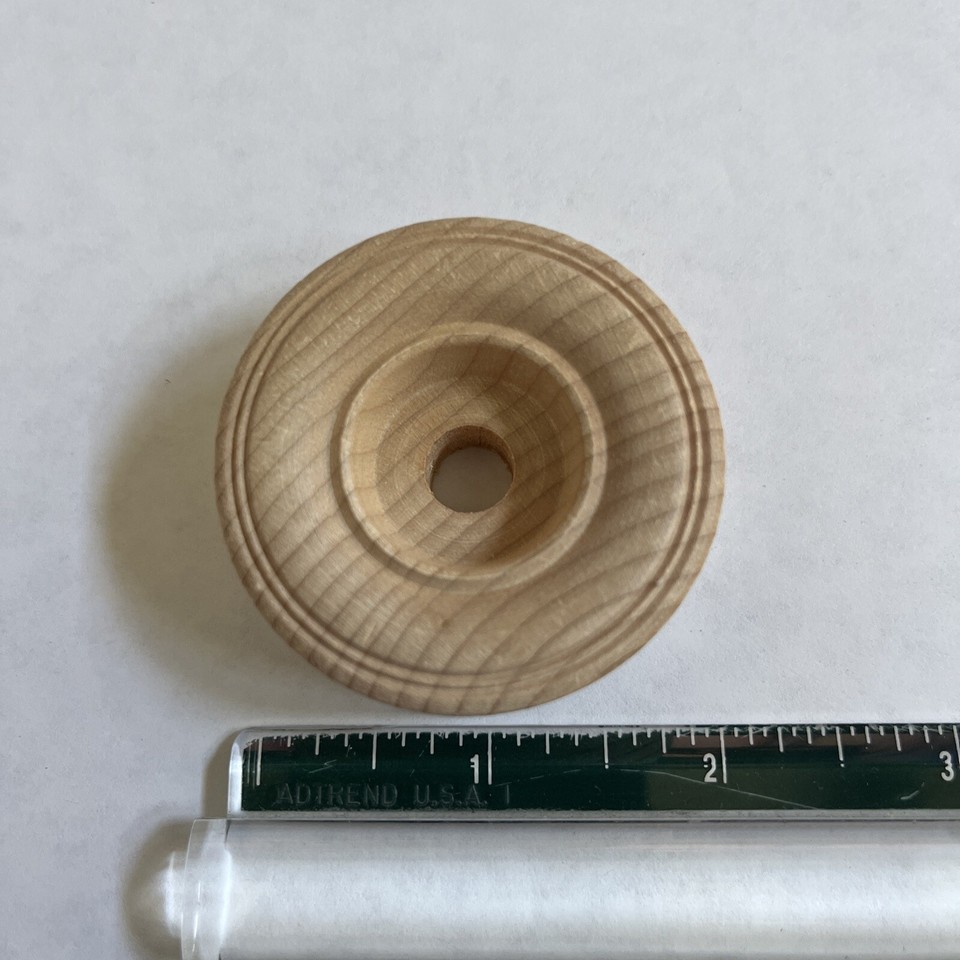 Lot of 16- 2" by 3/4" Treaded Wooden Tires 3/8 inch Hole - Unfinished ...
