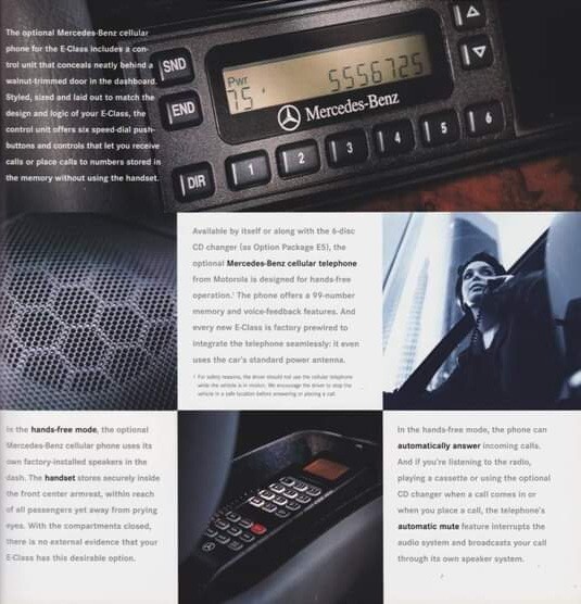 Mercedes W210 E320 E420 Dashboard Phone Head Unit Module 2106830491 OEM ...