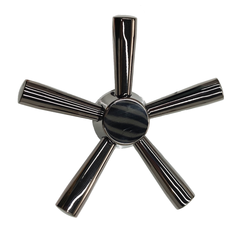 5 Spoke Gun Safe Handle For Strong Safes & Vault Doors With Black ...