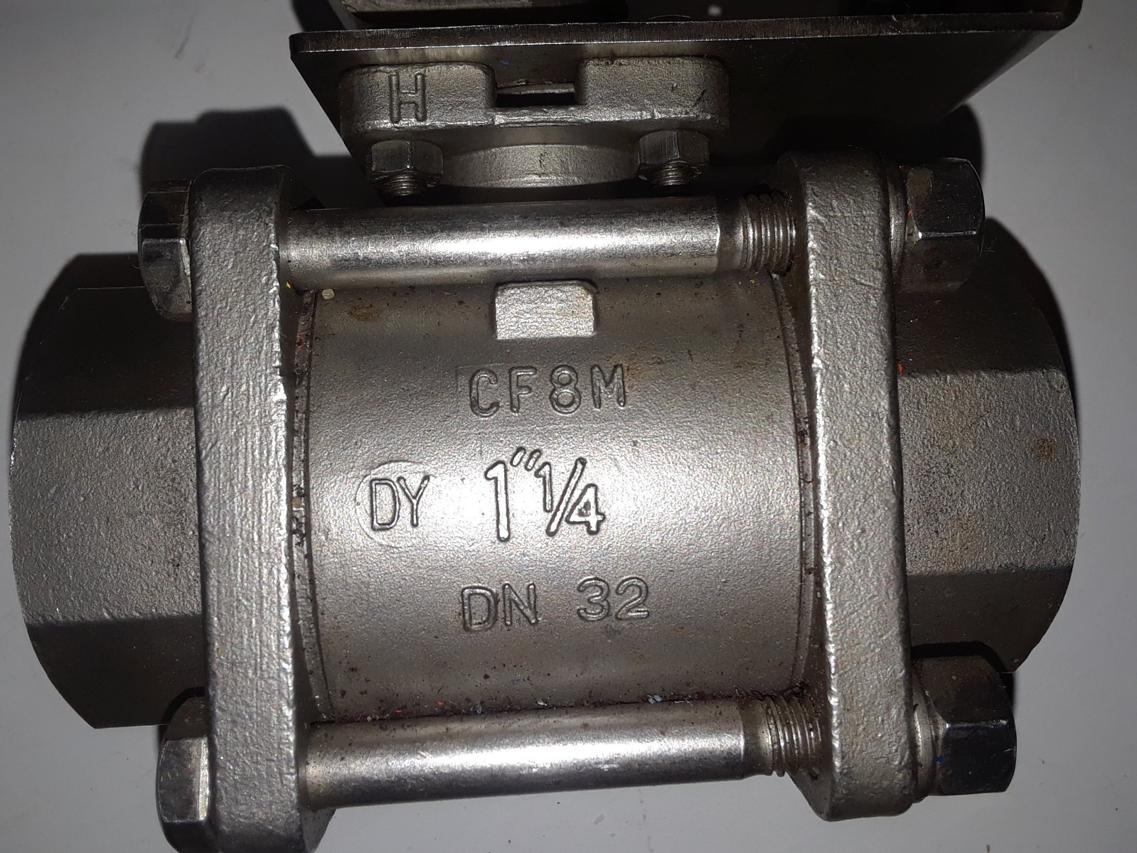 Valpress Stainless Steel Ball Valve 1 1/4"NPT Limit Switch Integrated ...