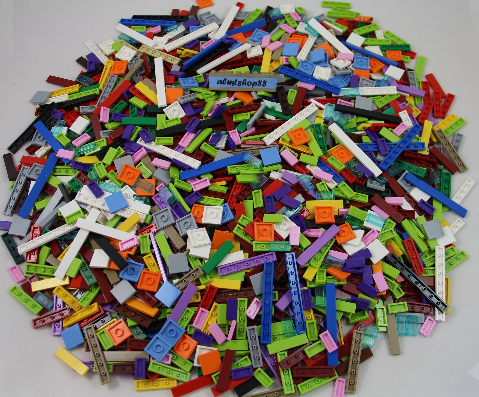 LEGO - Assorted Tiles Lot 2x2 2x4 1x2 1x4 1x6 - Flat Finishing Plate ...