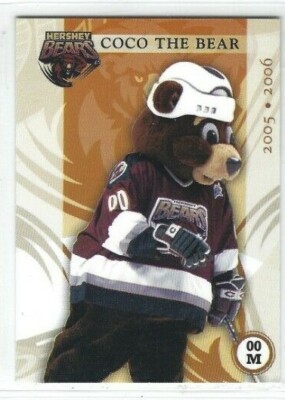 2005-06 Hershey Bears (AHL) Coco the Bear | eBay