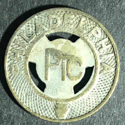 c1940's Good For One Fare Transit Token Philadelphia PTC 16mm (1852) | eBay