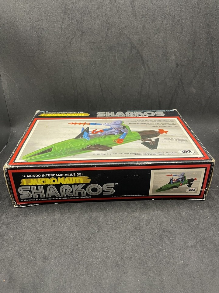 Super Rare SHARKOS MIB Micronauts Mego GIG 100% Complete & Unused ...