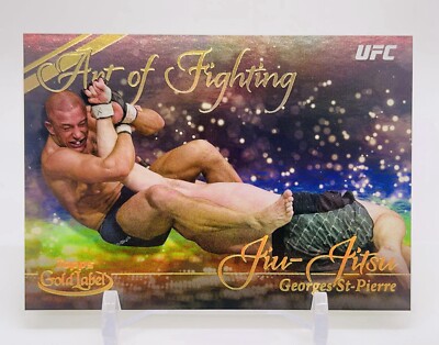 2024 Topps Gold Label UFC - Georges St-Pierre - ART OF FIGHTING SSP | eBay