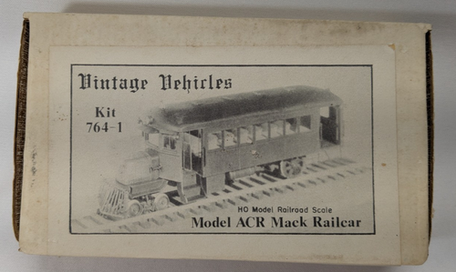 HO scale Vintage Vehicles kit # 764-1 MODEL ACR MACK RAILCAR | eBay