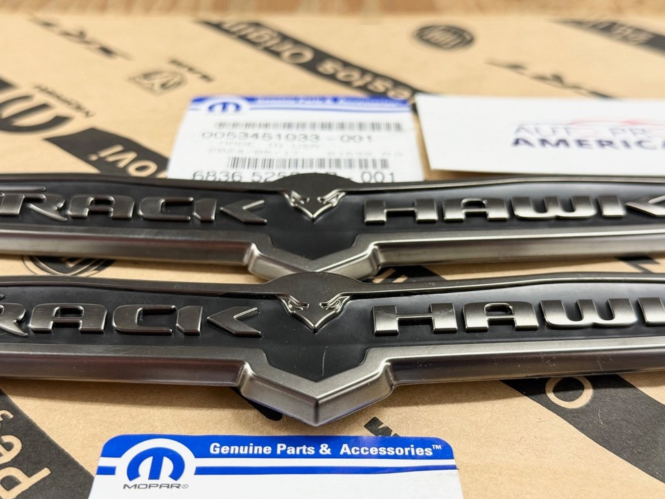 2018-2021 JEEP GRAND CHEROKEE TRACK HAWK EMBLEM BADGE NAMEPLATES OEM ...