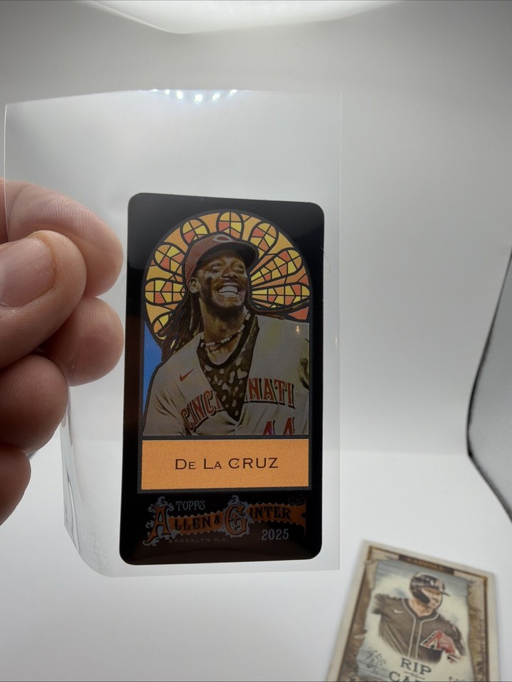 2025 Topps Allen & Ginter Rip Card Carrol /199 Stained Glass Hit De La ...