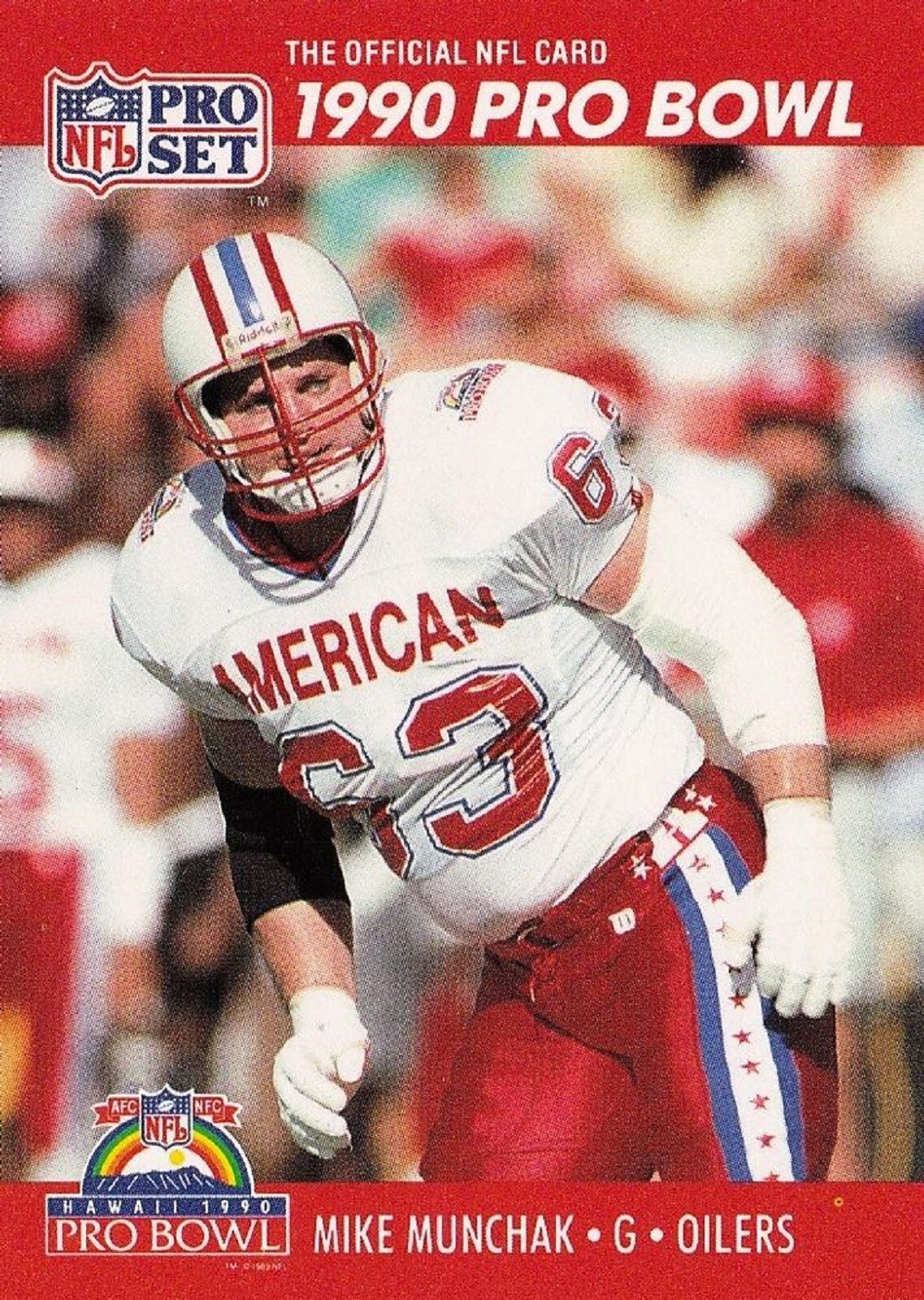 1990 Pro Set #360 Mike Munchak Houston Oilers HOF | eBay
