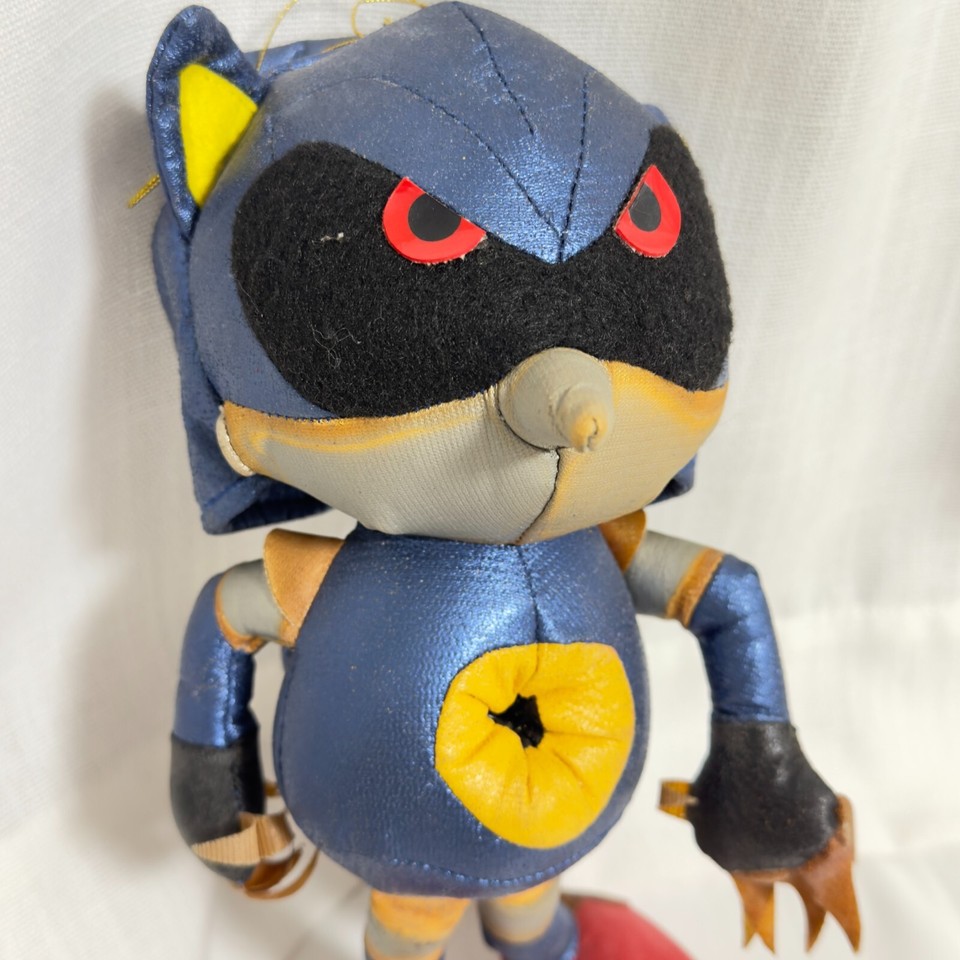 Sonic The Fighters Plush Doll SEGA Sonic the Hedgehog 1997 JAPAN Metal ...