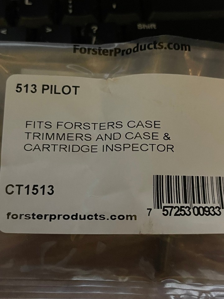 Forster Case Trimmer Pilot #513 (CT1513) | eBay