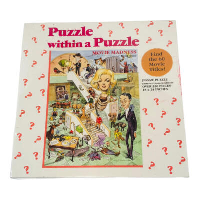 Puzzle Within A Puzzle Movie Madness New Sealed 1993 Gil Eisner Marilyn ...