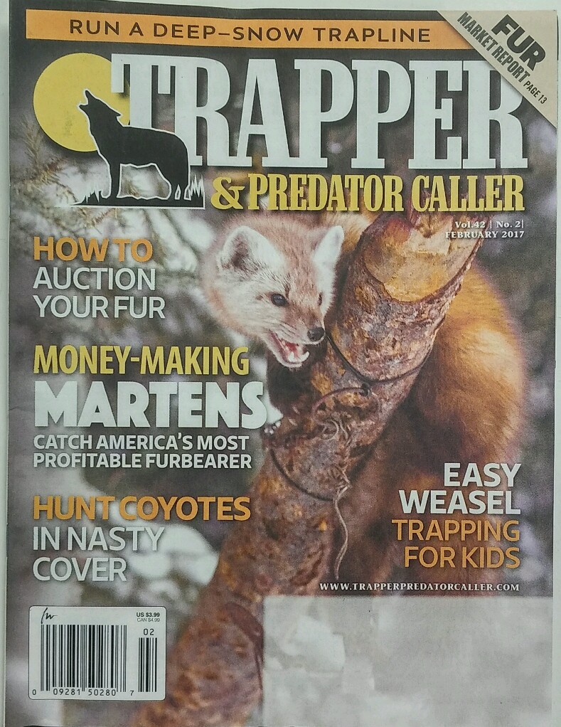 Trapper & Predator Caller February 2017 How to Auction Your Fur FREE ...