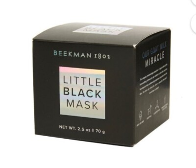 BEEKMAN 1802 LITTLE BLACK MASK FULL SIZE 2.5 oz NEW IN BOX FREE SHIP ...