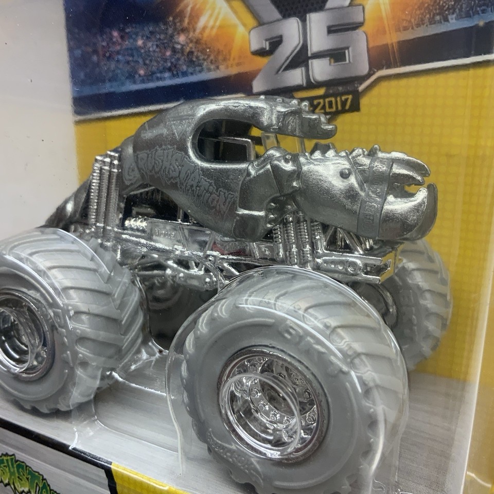 CRUSHTATION Monster Jam Silver Special Edition 25th Anniversary 1/64 ...