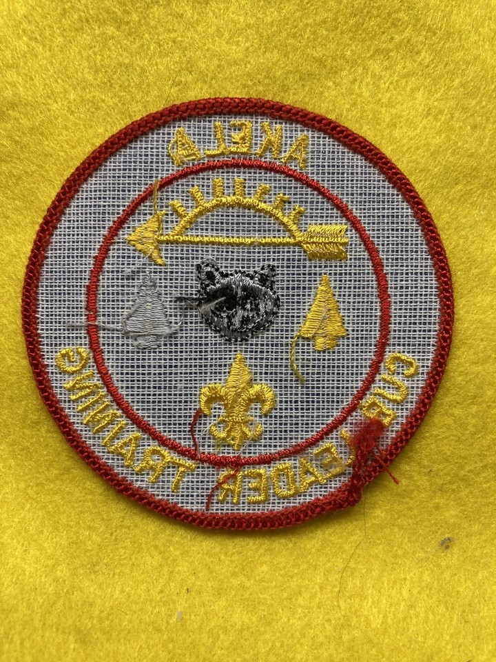 (jab-53) Boy Scouts - Akela Cub Leader Training patch | eBay