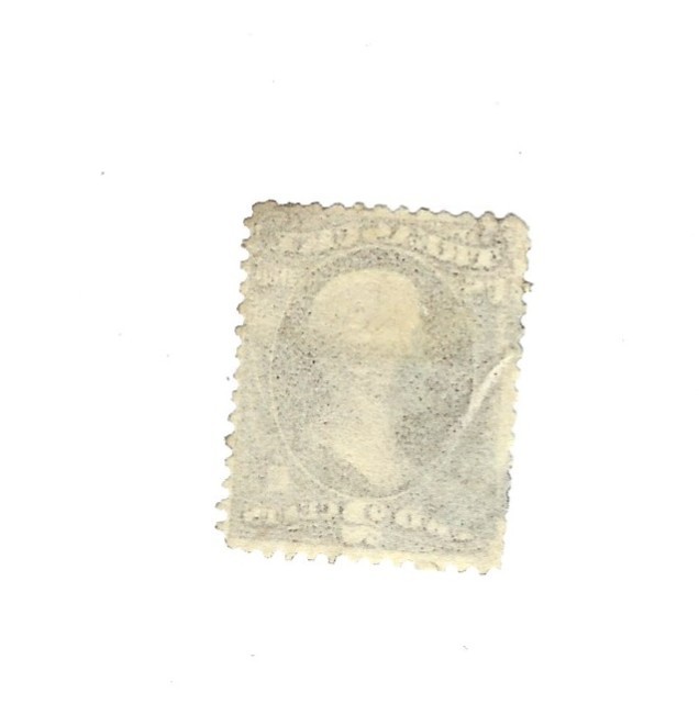 US Back of Book: Official stamp, 2c Treasury Dept, Scott #O73 used ...