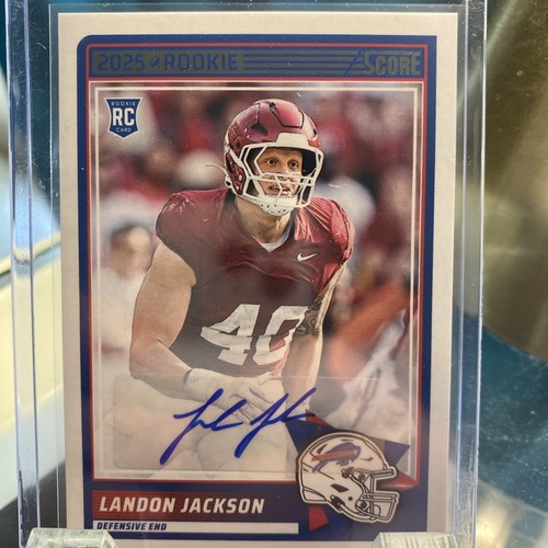 2025 Score - Signatures AUTO #87 Landon Jackson RC | eBay