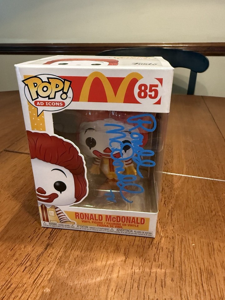 JACK DOEPKE signed (RONALD MCDONALD) McDonalds Funko Pop #85 JSA | eBay