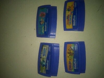 4 Vtech InnoTab Games monsters University, bubble guppy, Scoobi doo ...